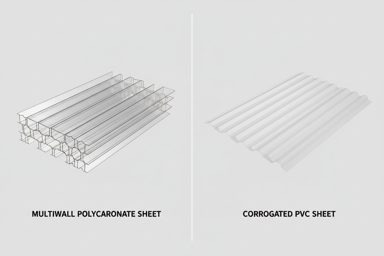 Polycarbonate vs PVC Roofing Sheets: Which Is Better for Your Project?